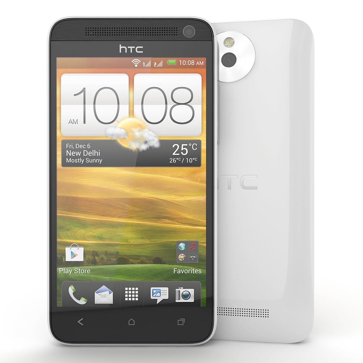 htc desire smartphone white