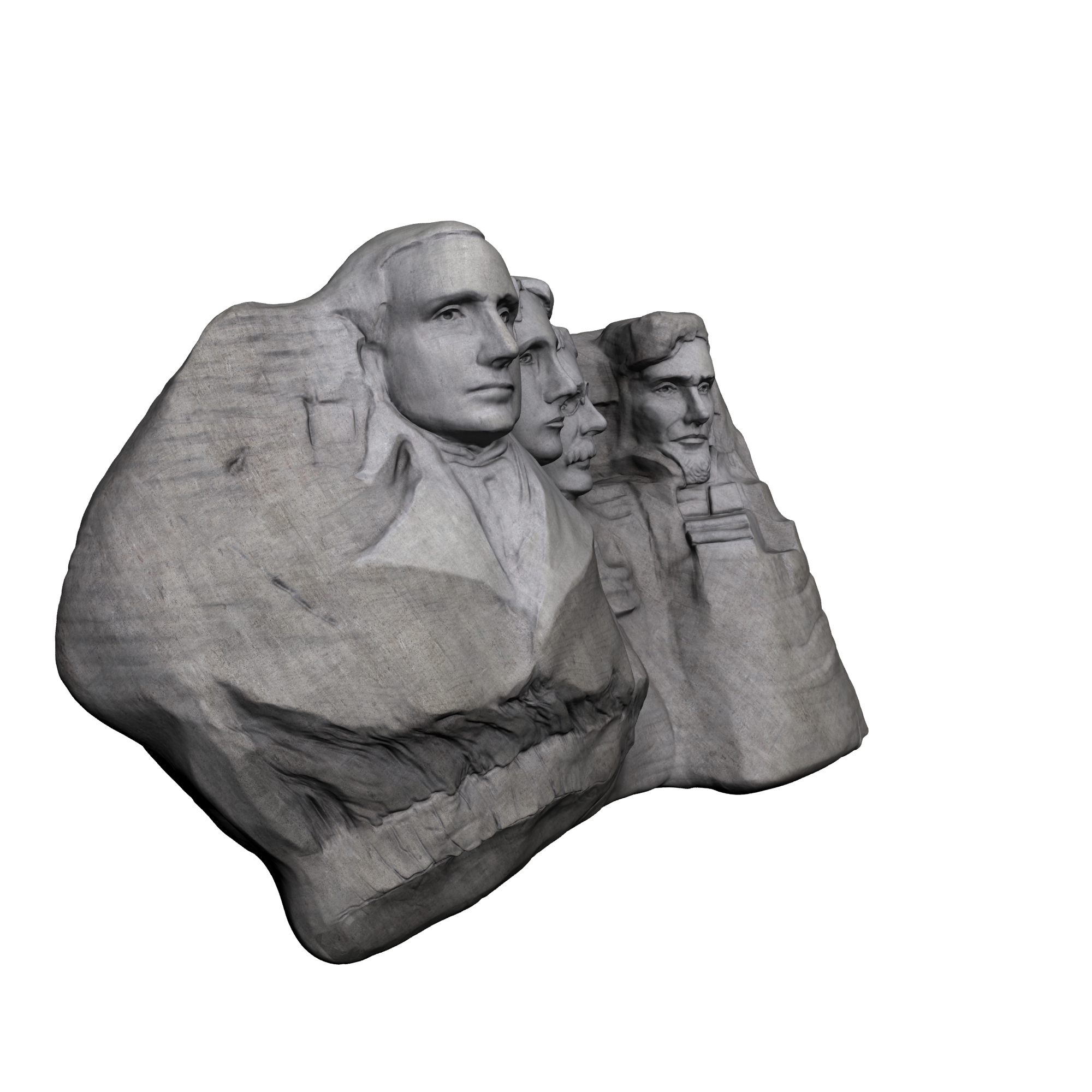 mount rushmore 3d model