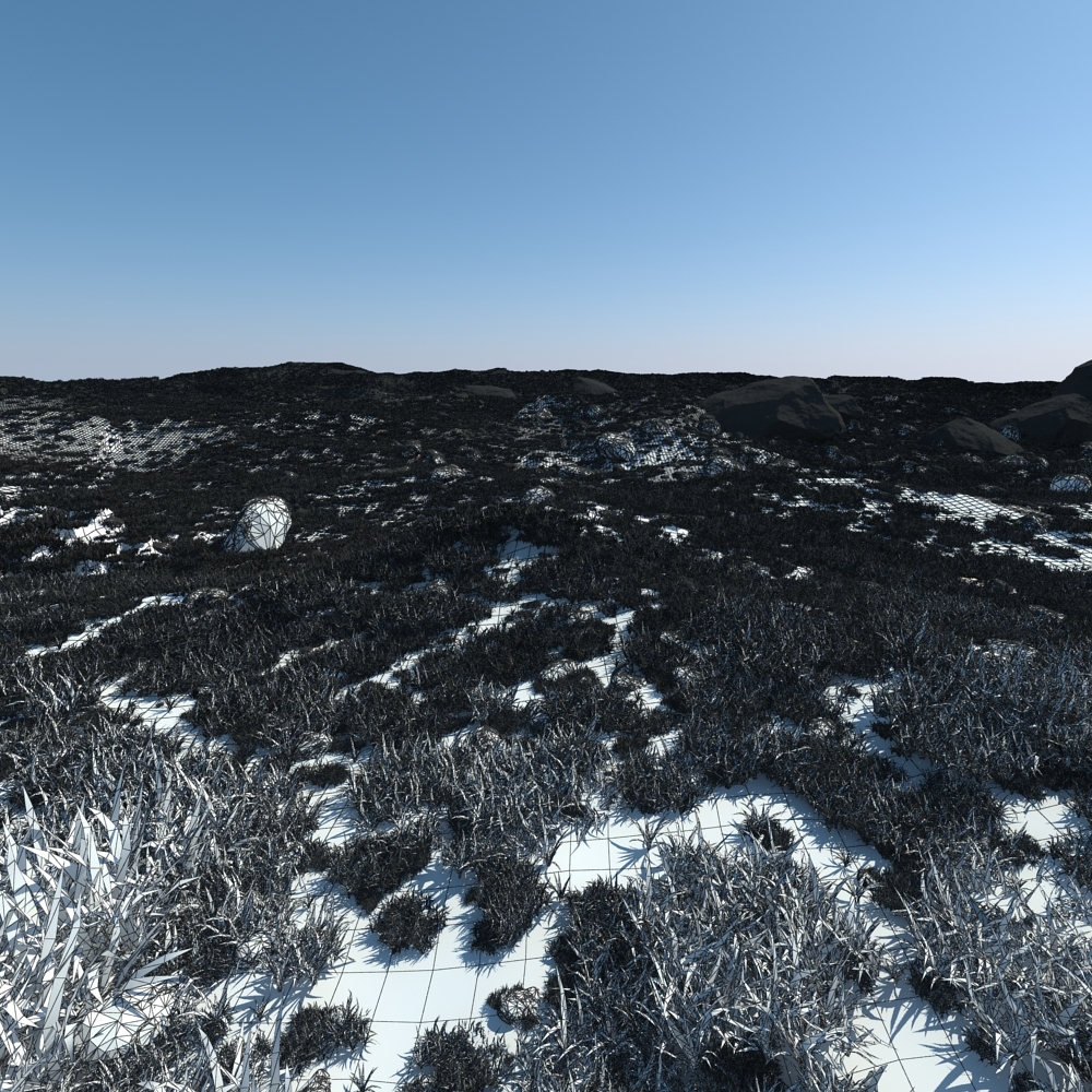 3d model tundra landscape