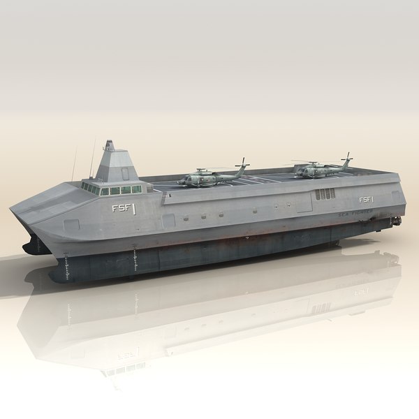 uss fsf 1 sea 3d max
