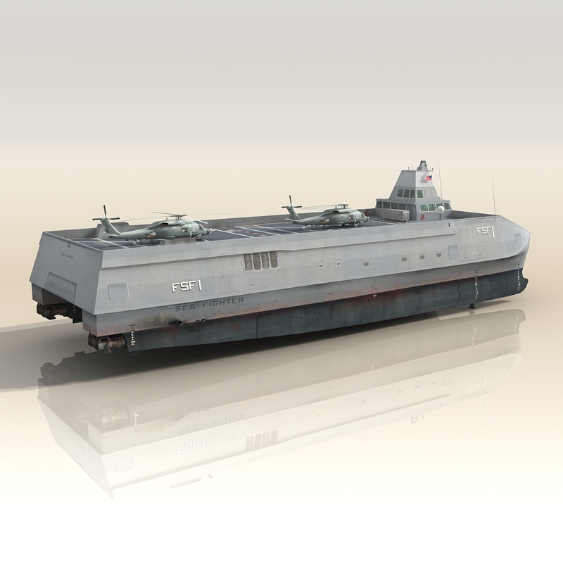 uss fsf 1 sea 3d max