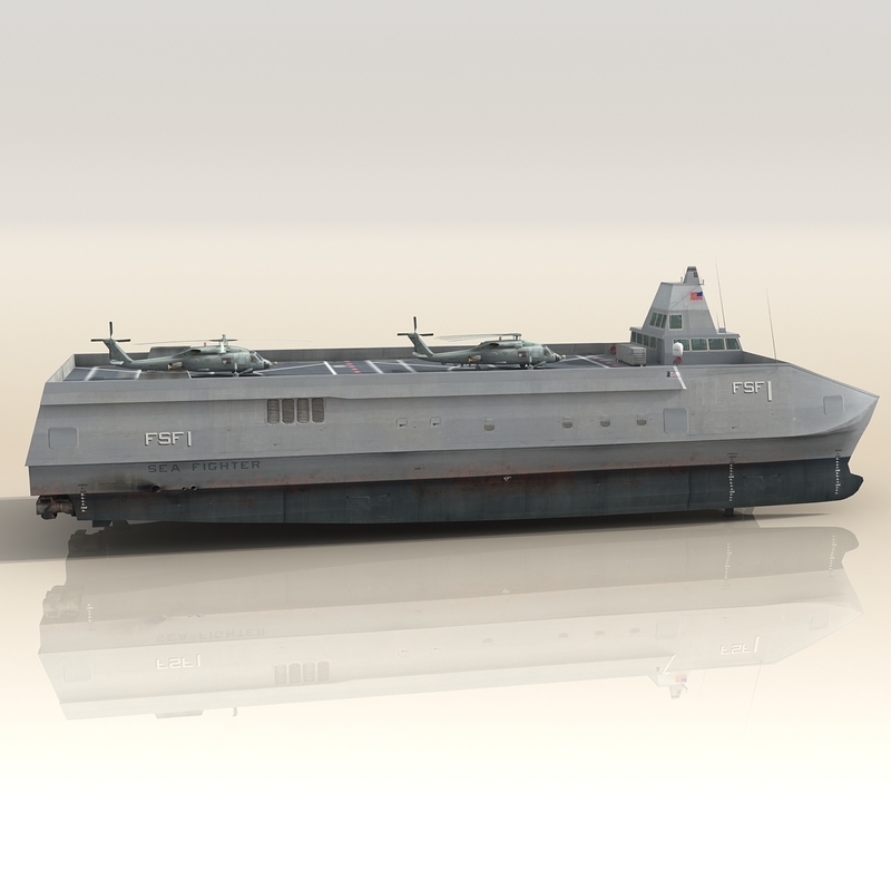 uss fsf 1 sea 3d max
