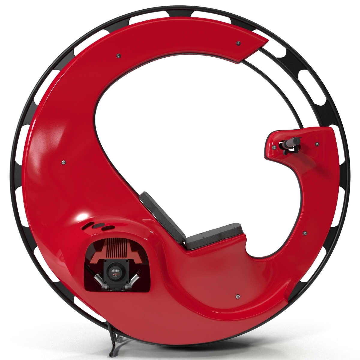 motorized single wheel monocycle 3d max