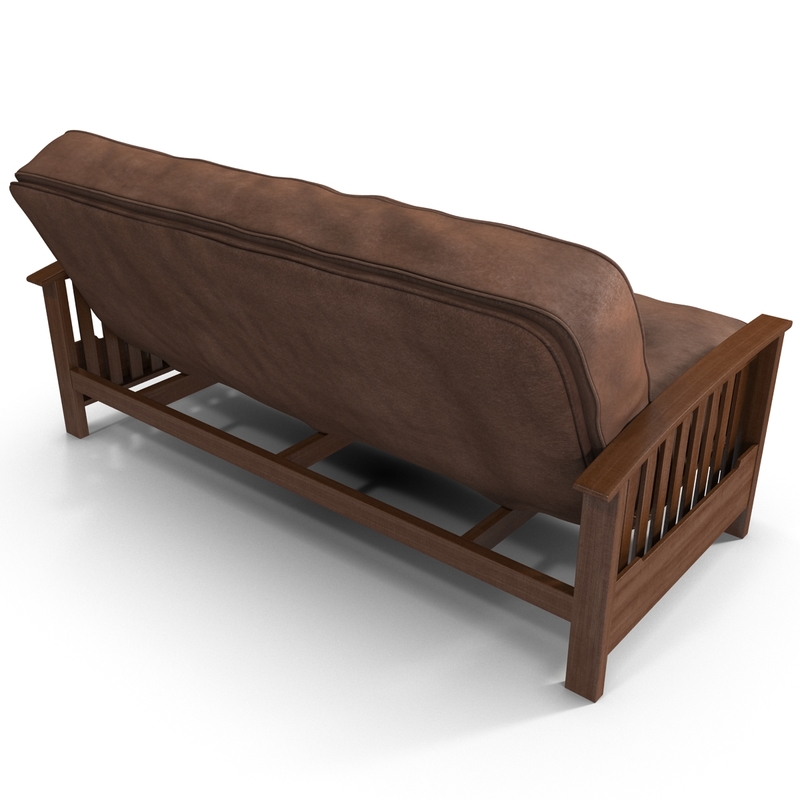 sofa futon 3d model