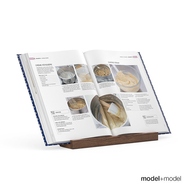 3d set kitchen books stand