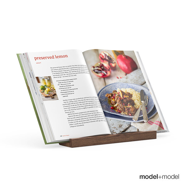 3d set kitchen books stand