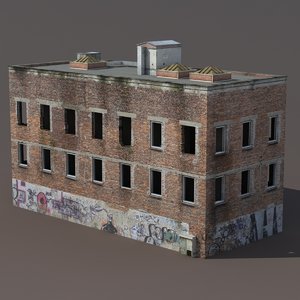 3ds max old building