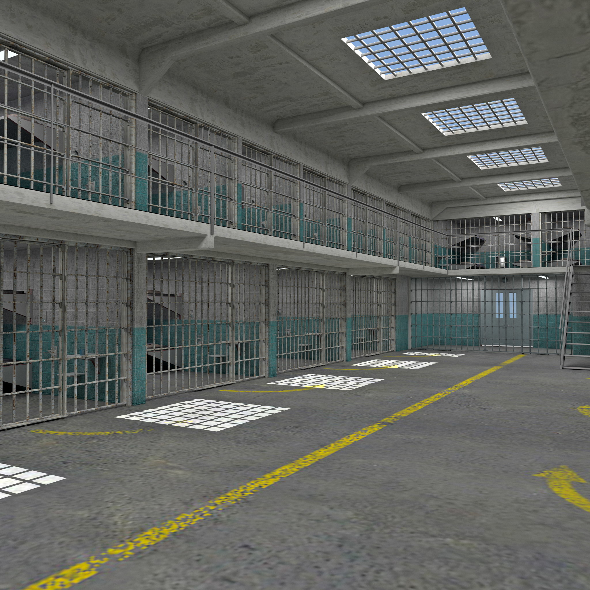 max prison interior scene