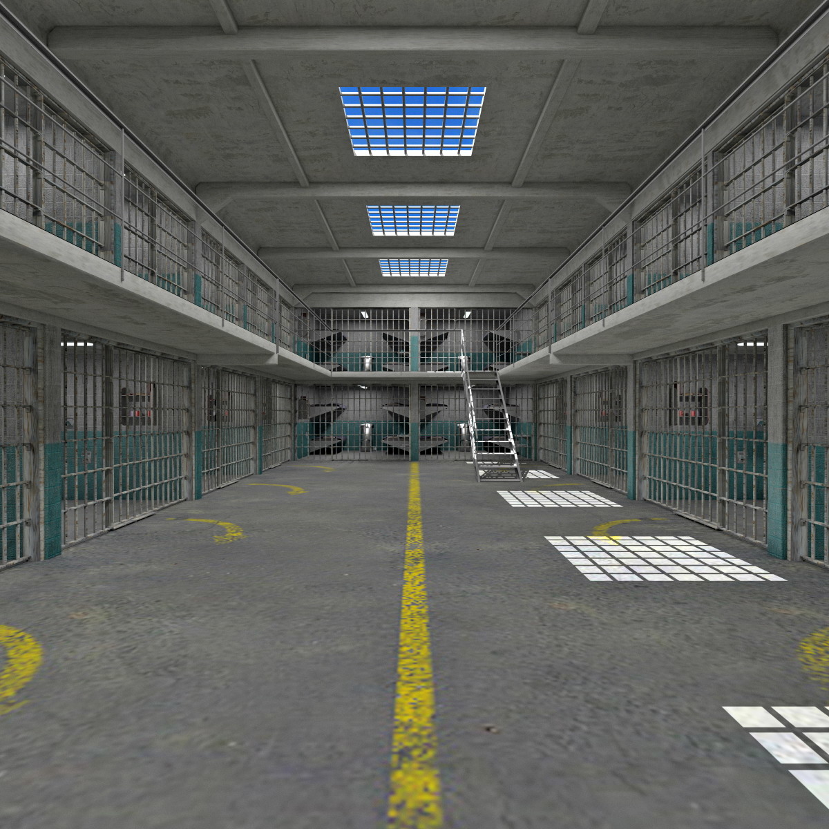 max prison interior scene