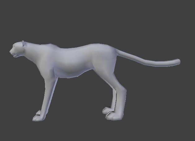 3dsmax base cheetah
