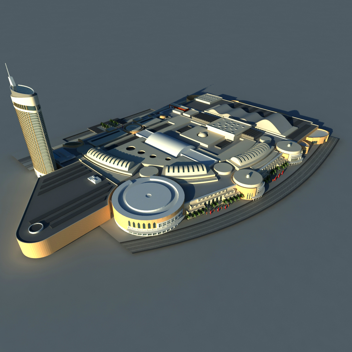 dubai mall 3d model