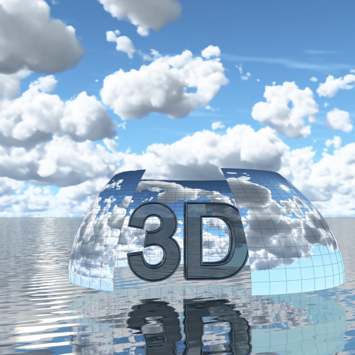3d model sky clouds