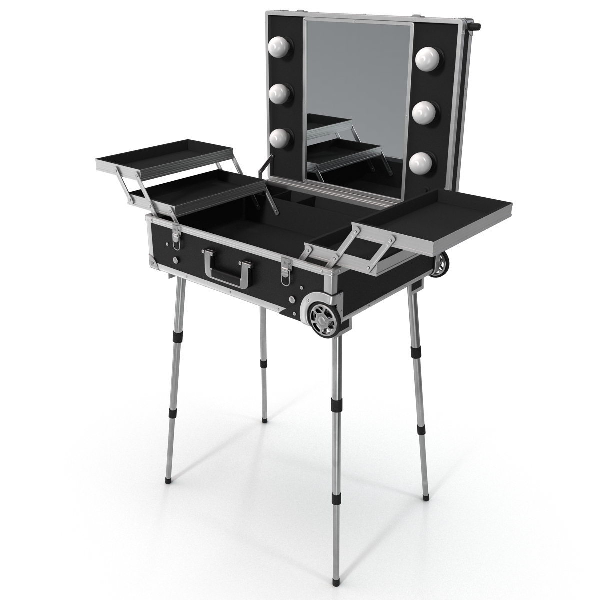 3d portable makeup stand model