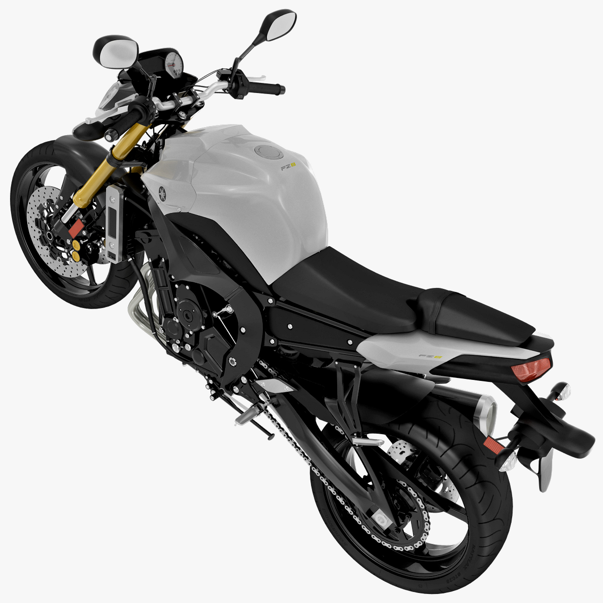 yamaha fz 8 3d max