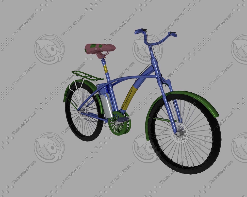 free racing bike 3d model