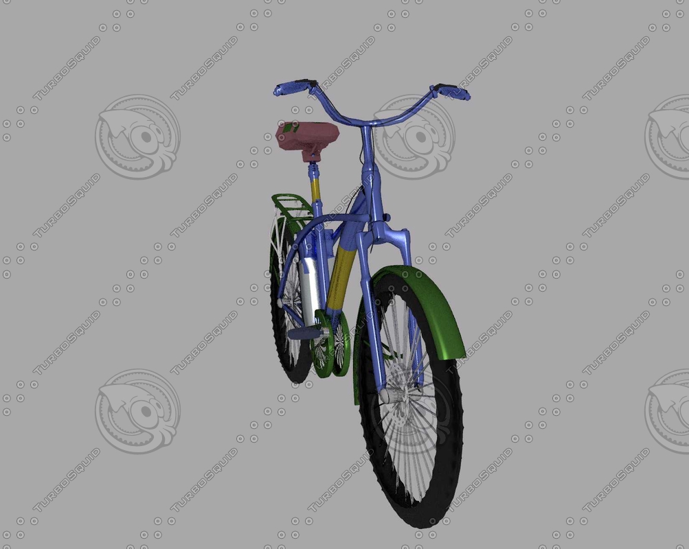 free racing bike 3d model