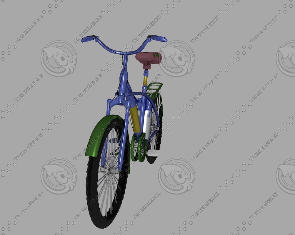 free racing bike 3d model