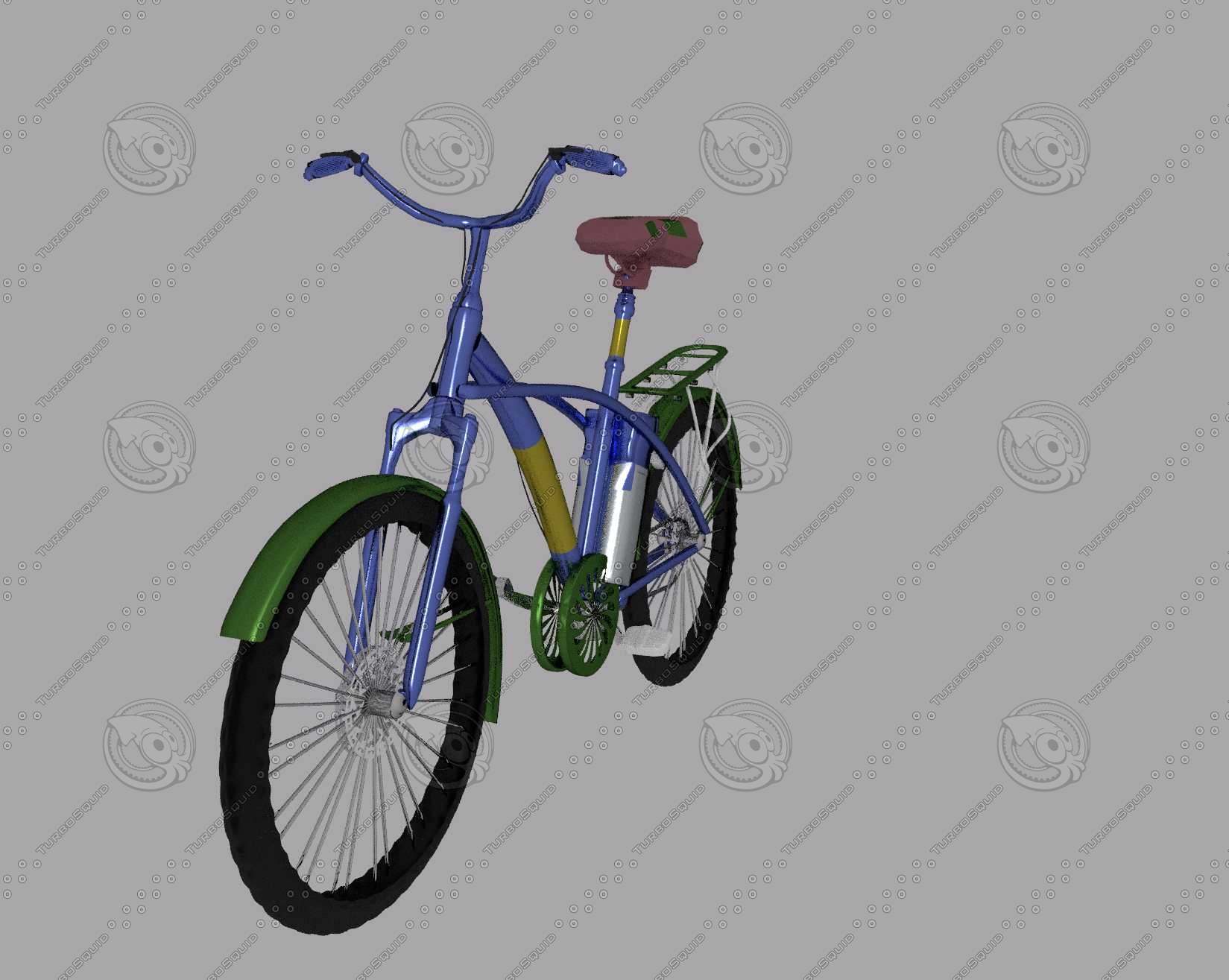 free racing bike 3d model