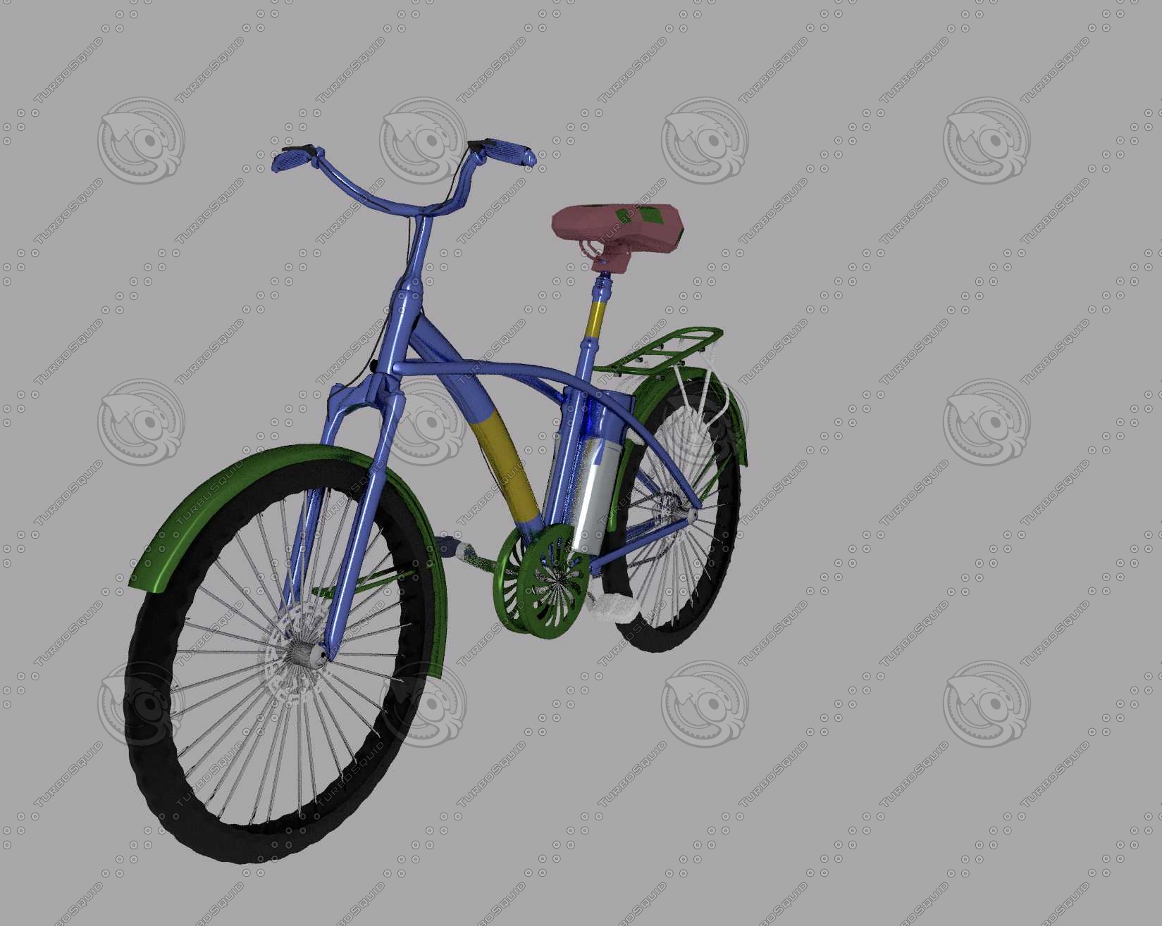 free racing bike 3d model