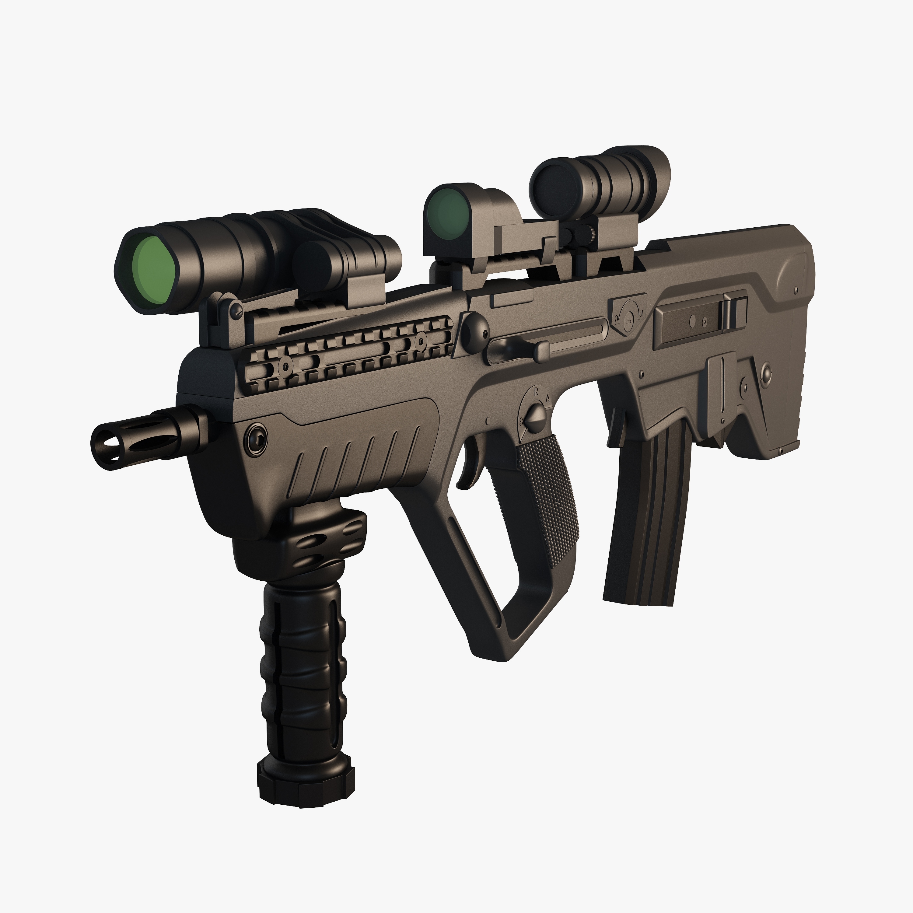 assault rifle tavor x95 obj