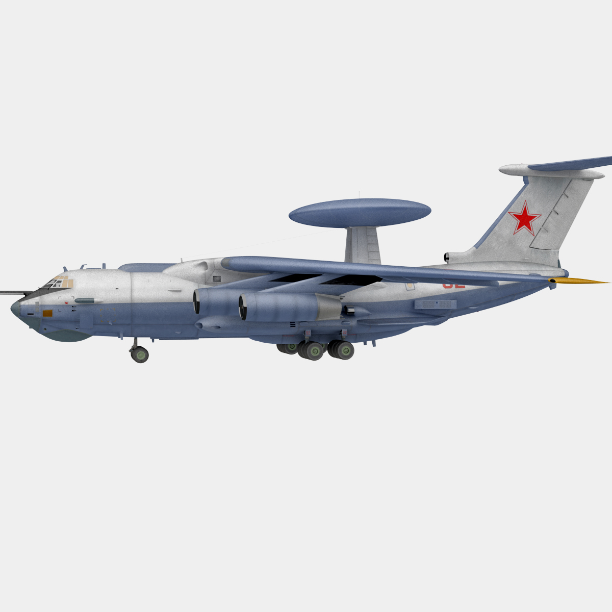 3d airborne control beriev a-50