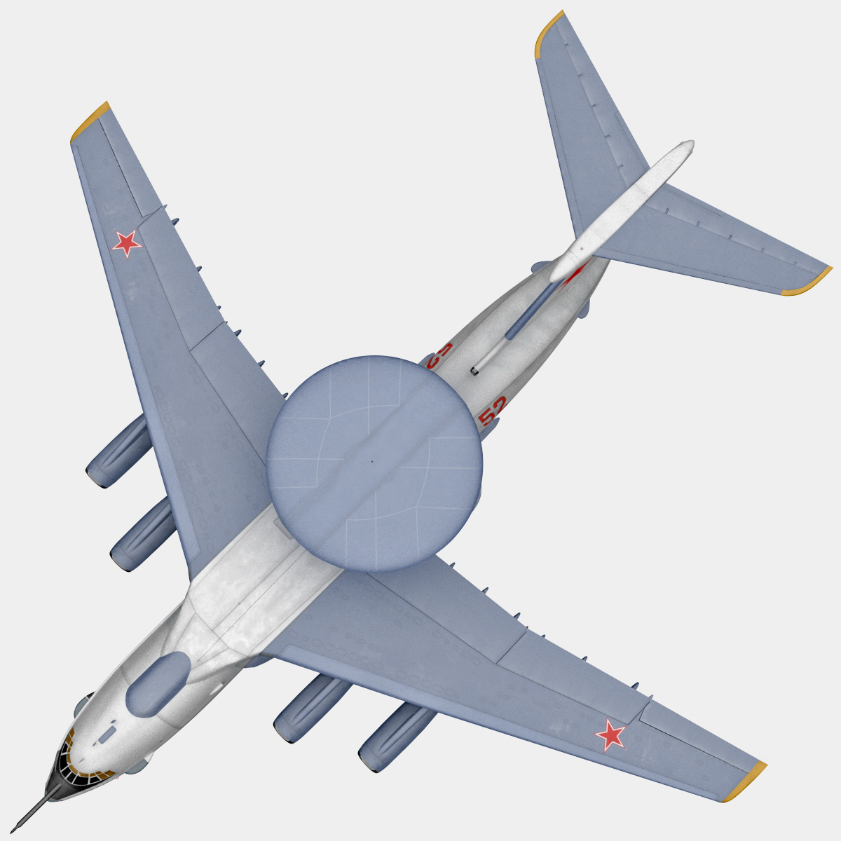 3d airborne control beriev a-50