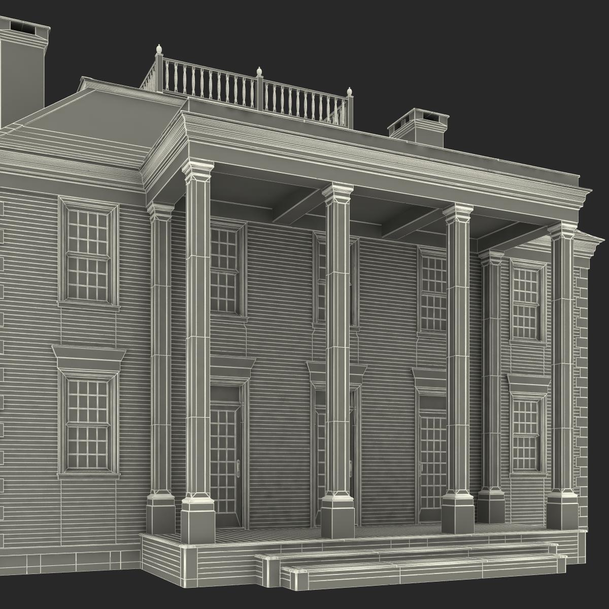 3dsmax georgian house