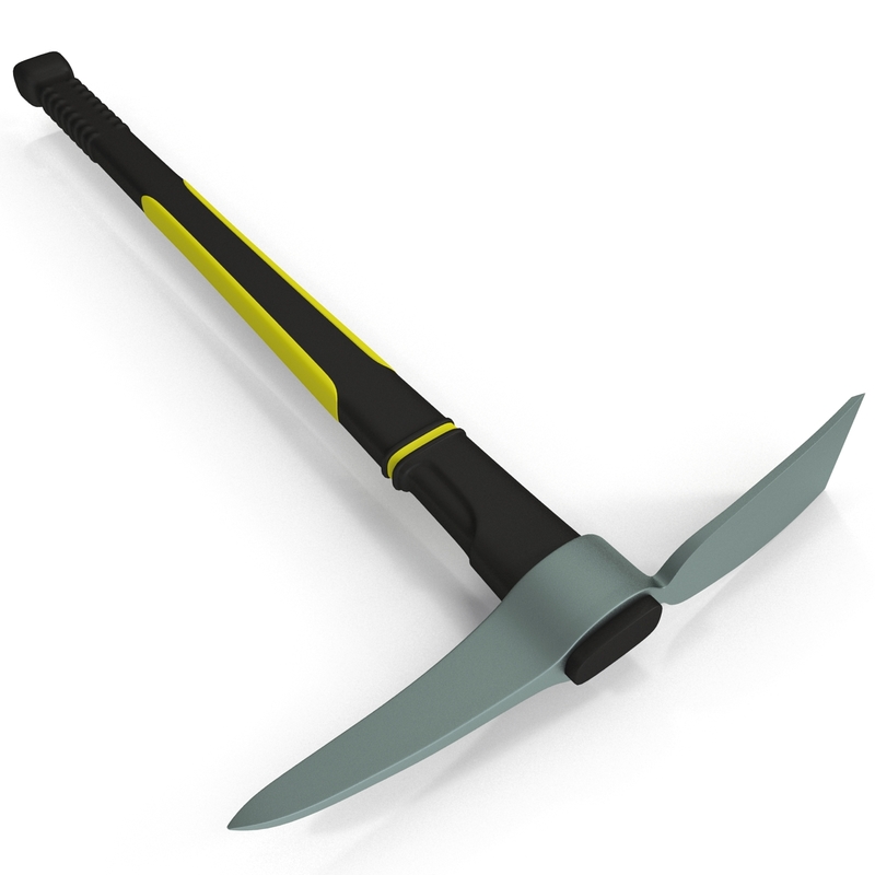 3d pick mattock