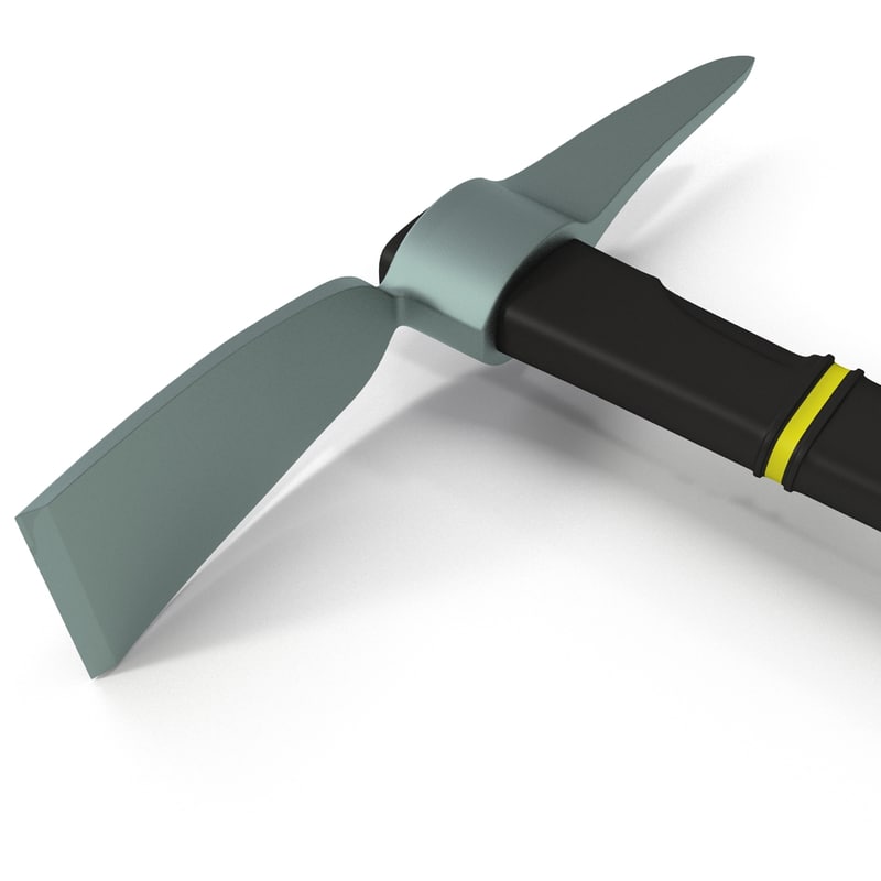 3d pick mattock