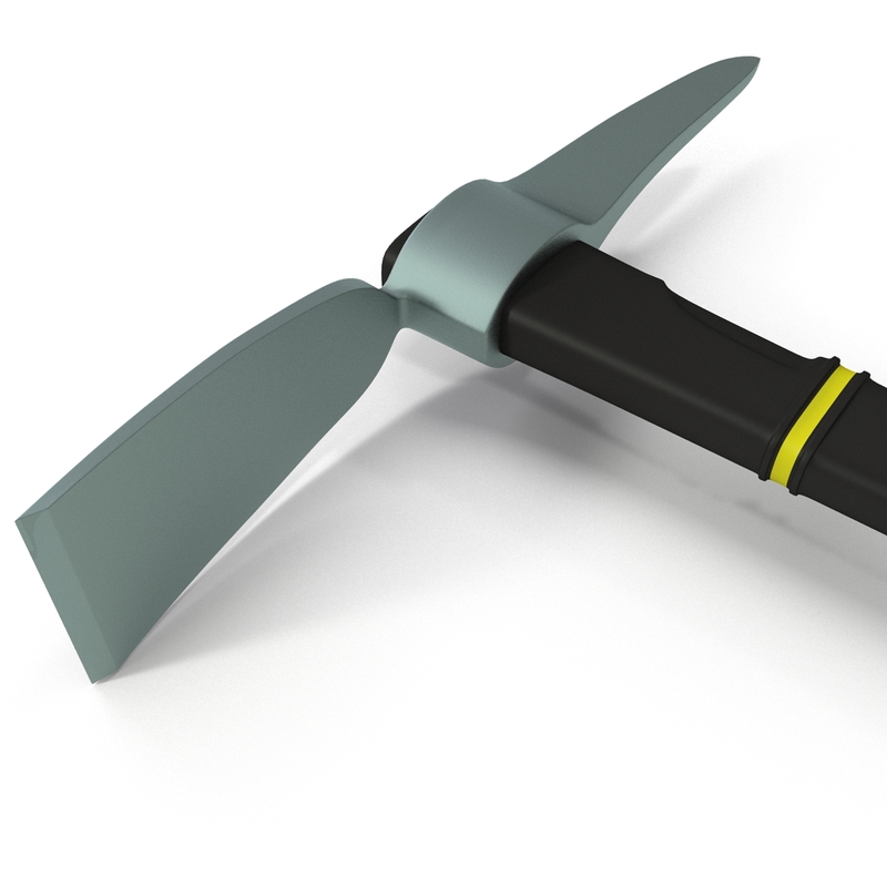 3d pick mattock