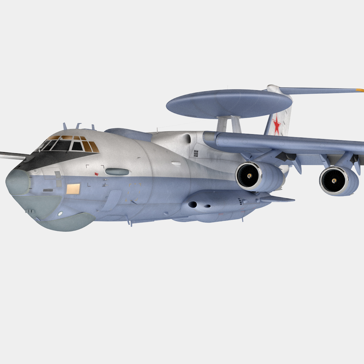 3d airborne control beriev a-50