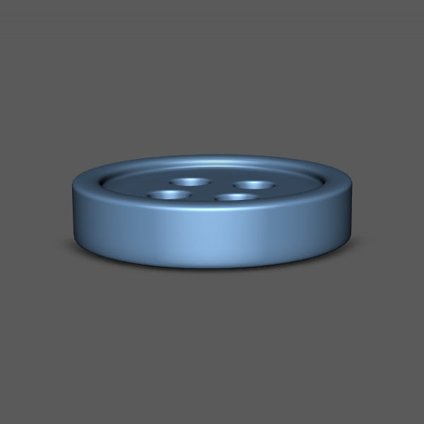 button shirt 3d max