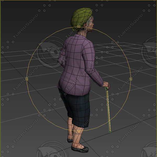 grandmother gran 3d max