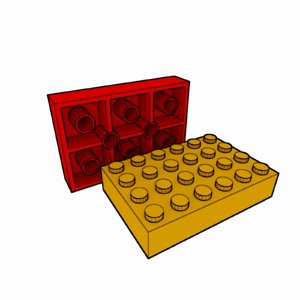 Lego Brick STL Models for Download | TurboSquid