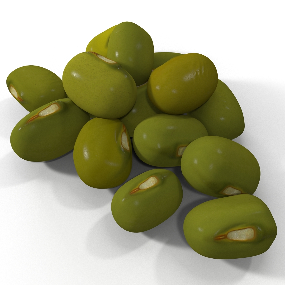 3d mung beans model