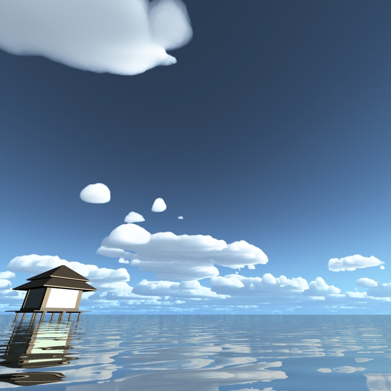 3ds max sky clouds