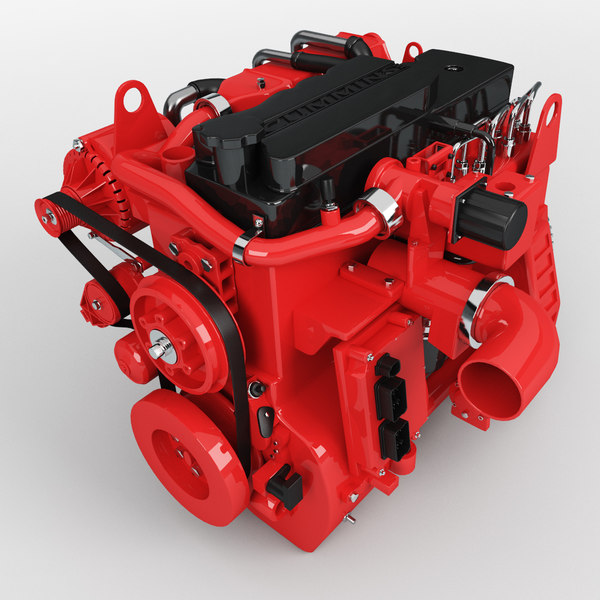 engine cummins 3d model