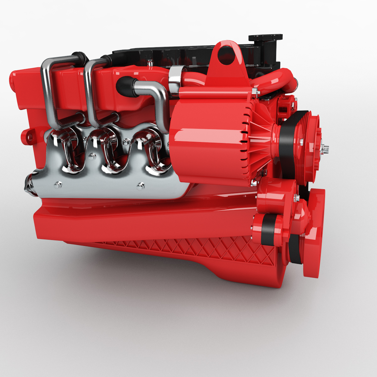 engine cummins 3d model