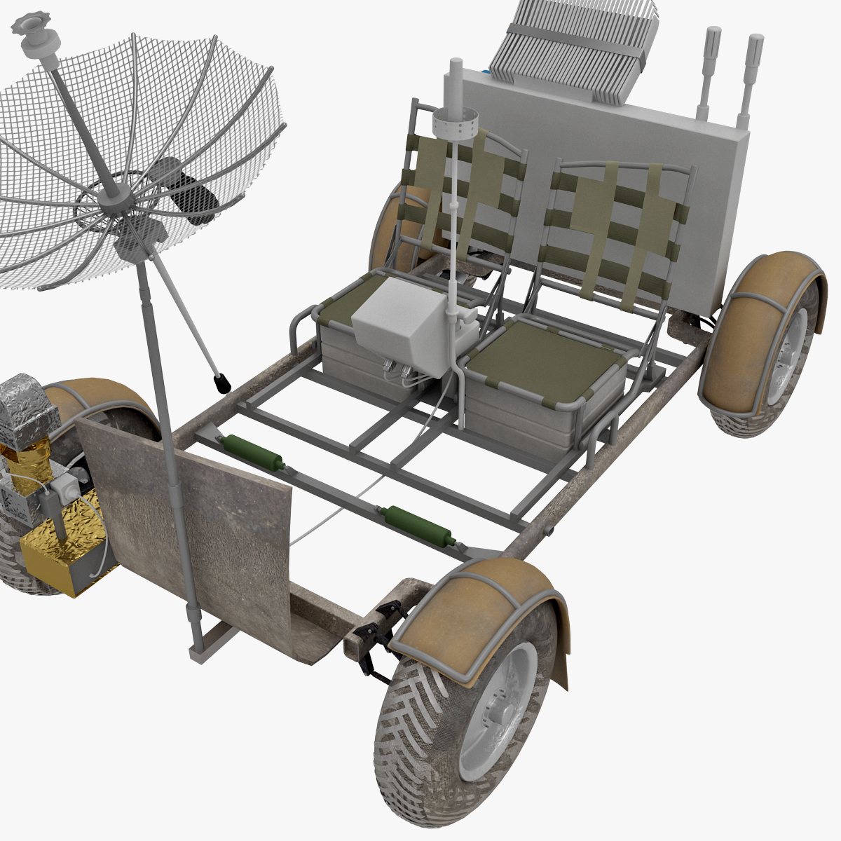 3d lunar rover