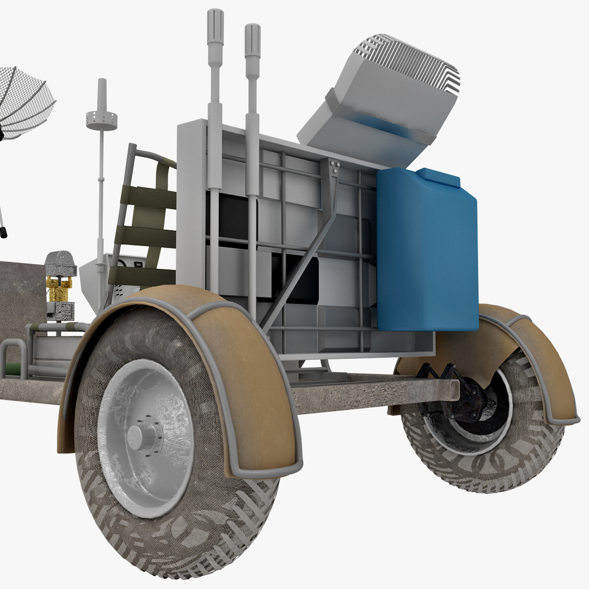 3d lunar rover