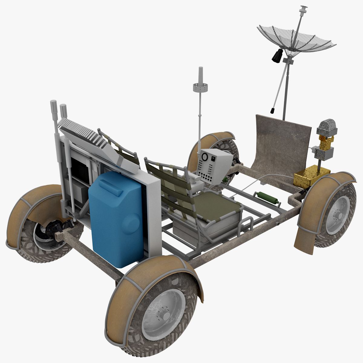 3d lunar rover
