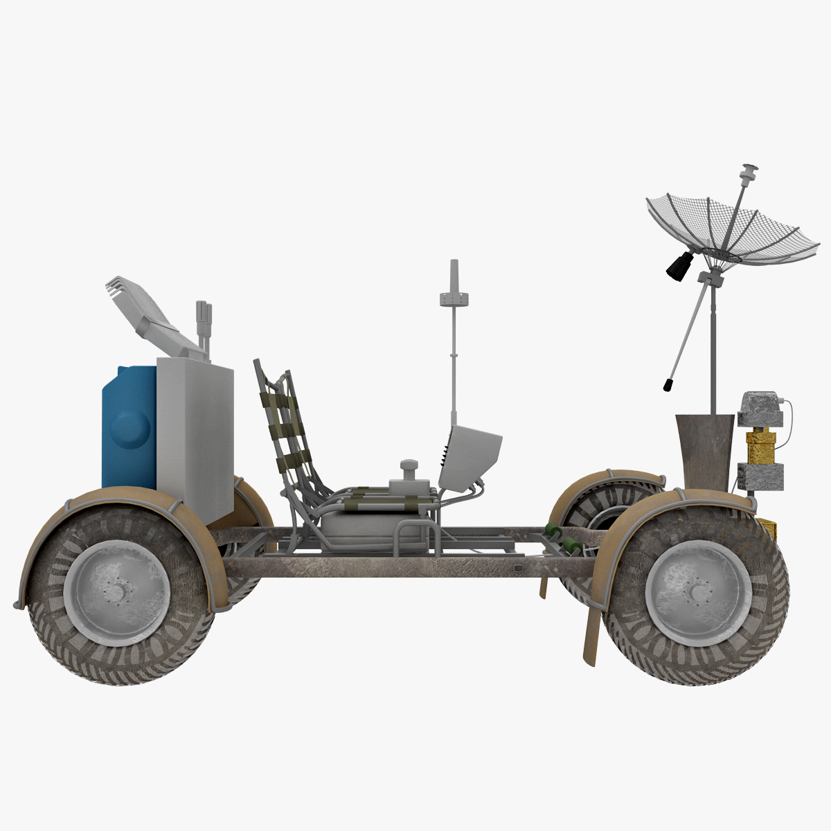3d lunar rover