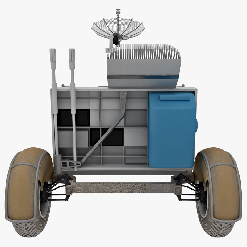 3d lunar rover