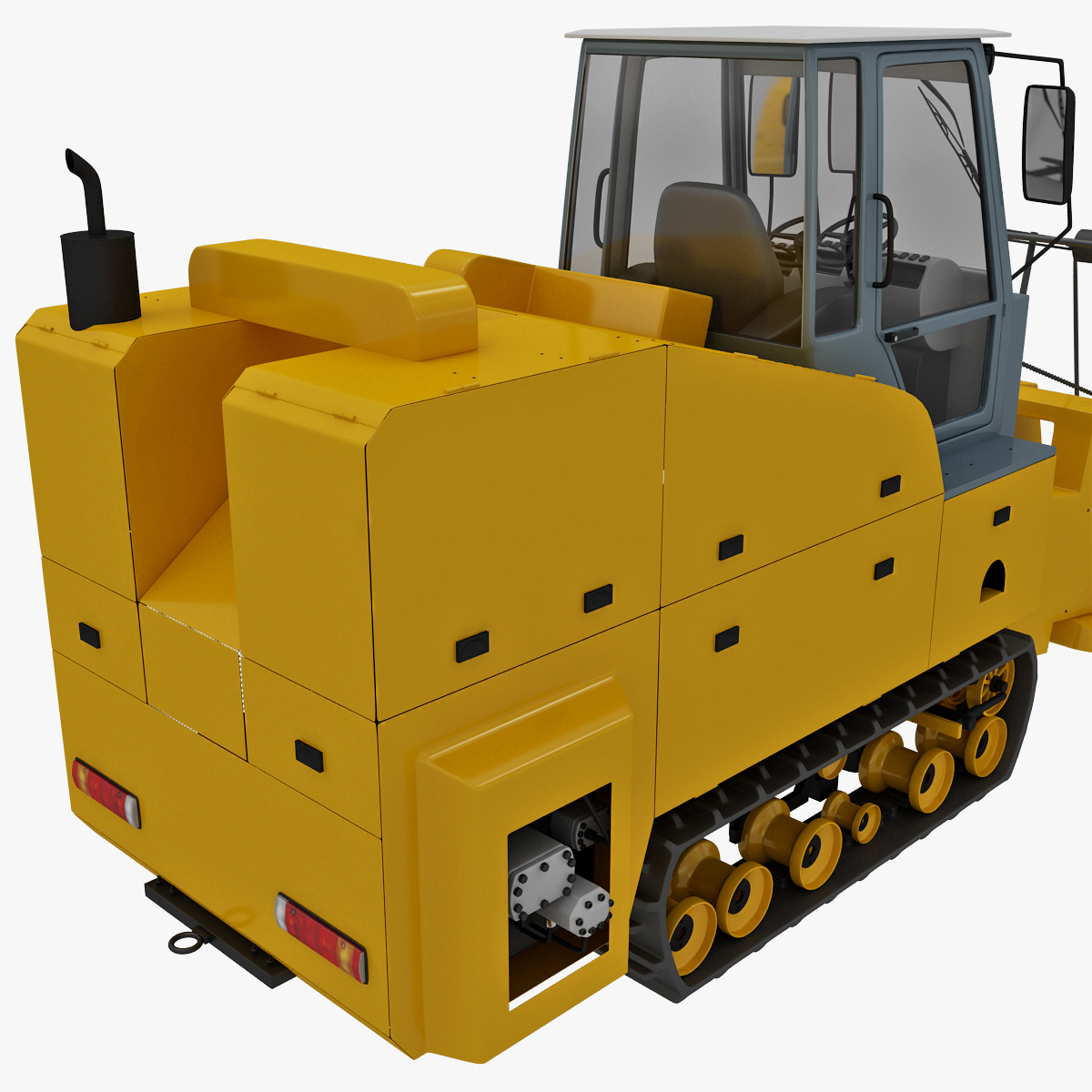 sugar cane harvester 3d lwo