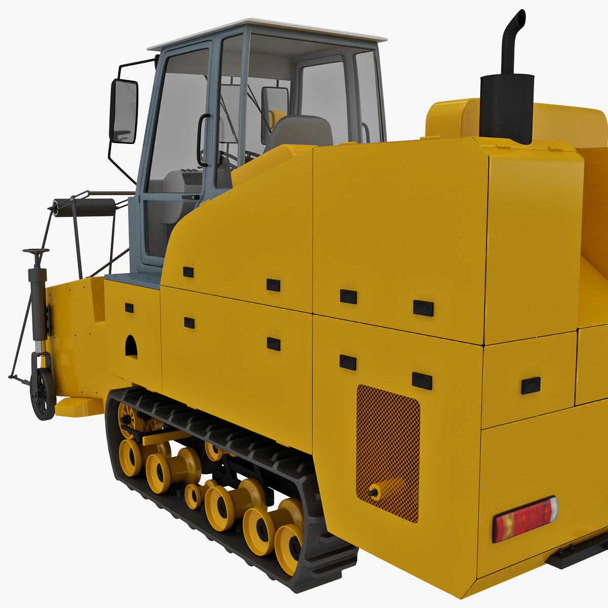 sugar cane harvester 3d lwo