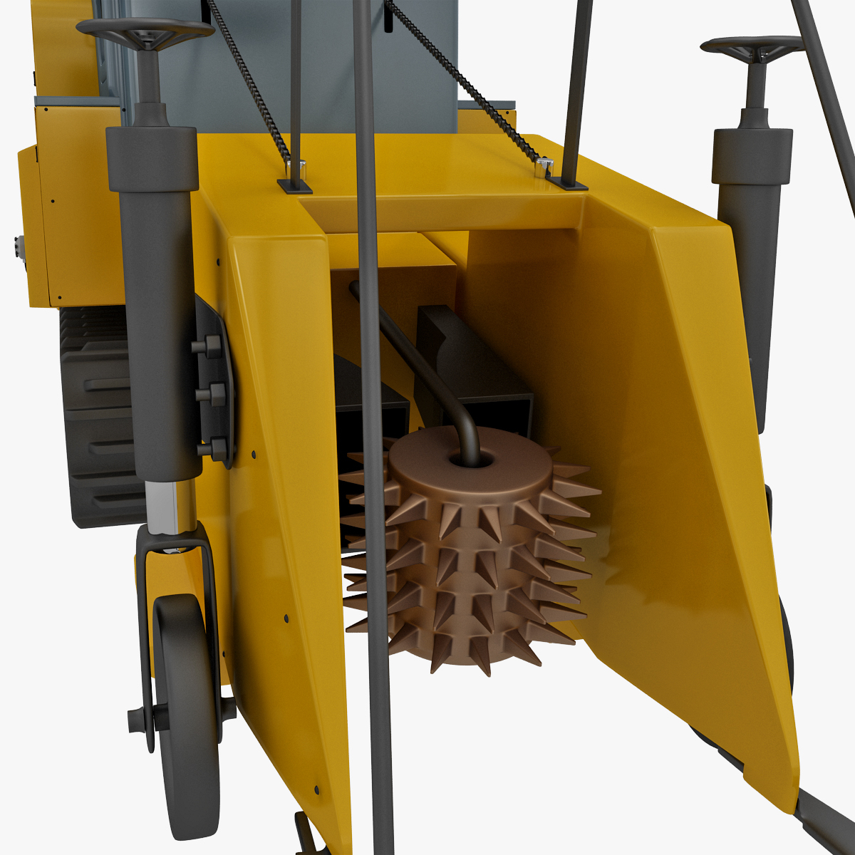 sugar cane harvester 3d lwo