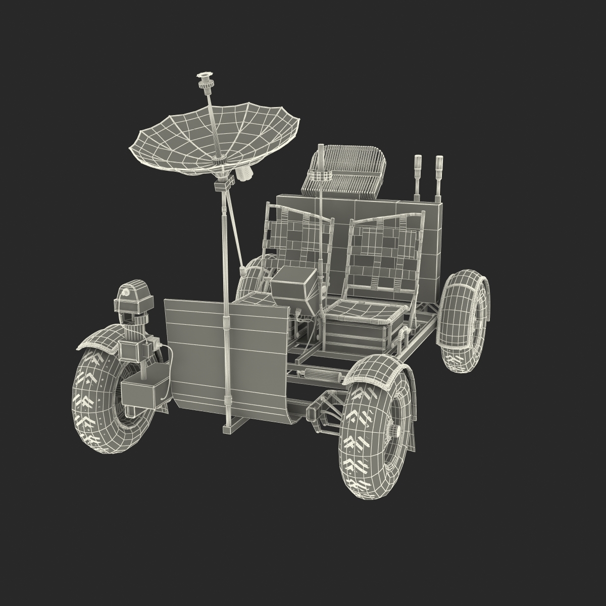 3d lunar rover