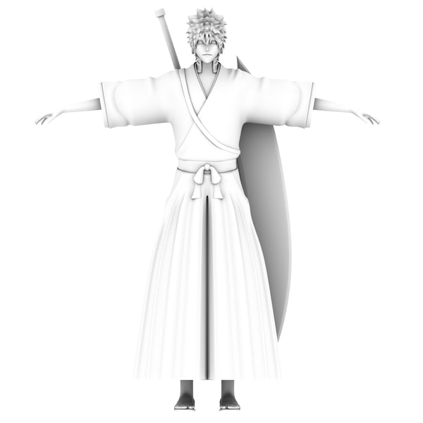 3d model ichigo bleach