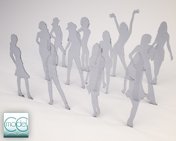 Menschen transparent - Paket 05 3D-Modell - TurboSquid 807862
