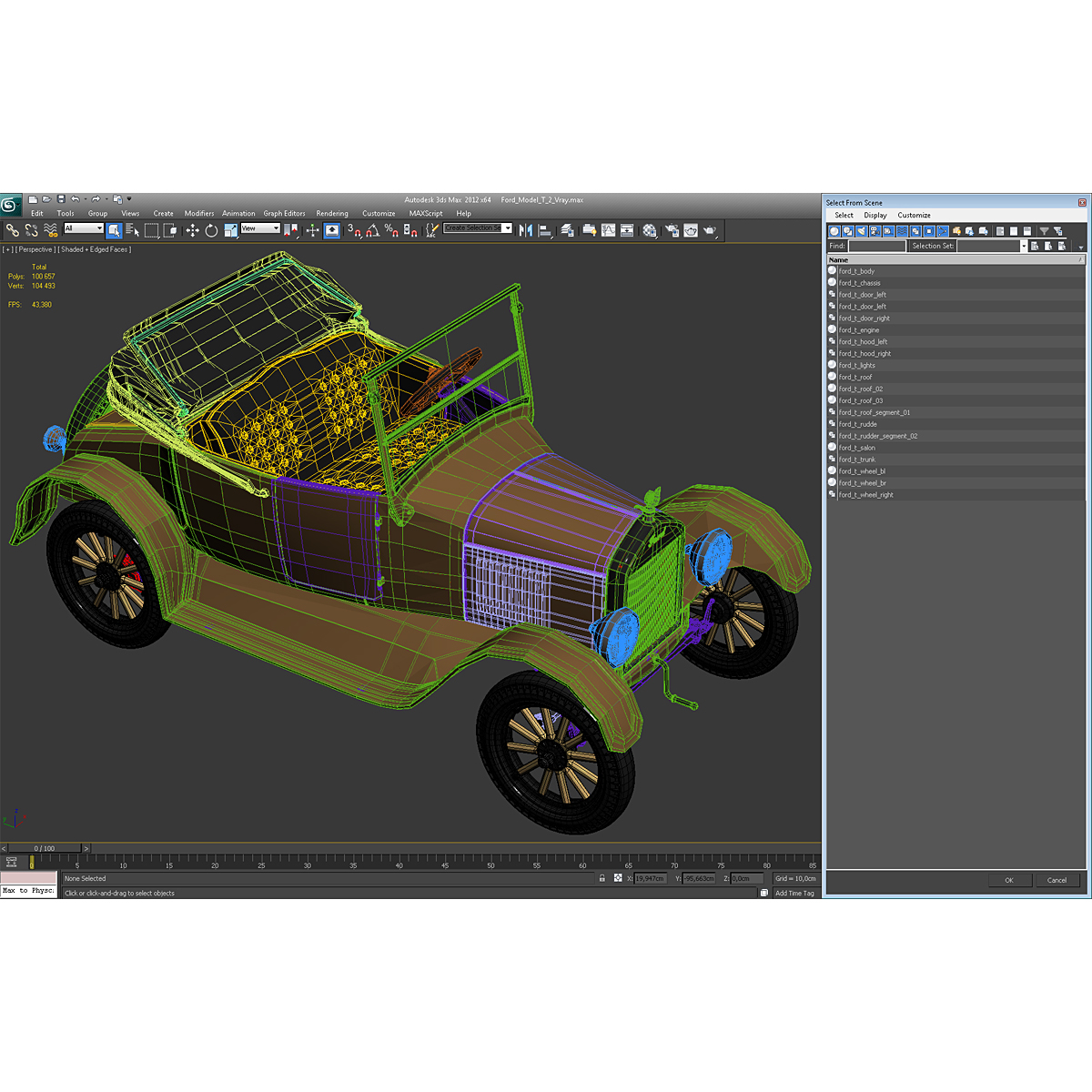 3d model t 2 modeled
